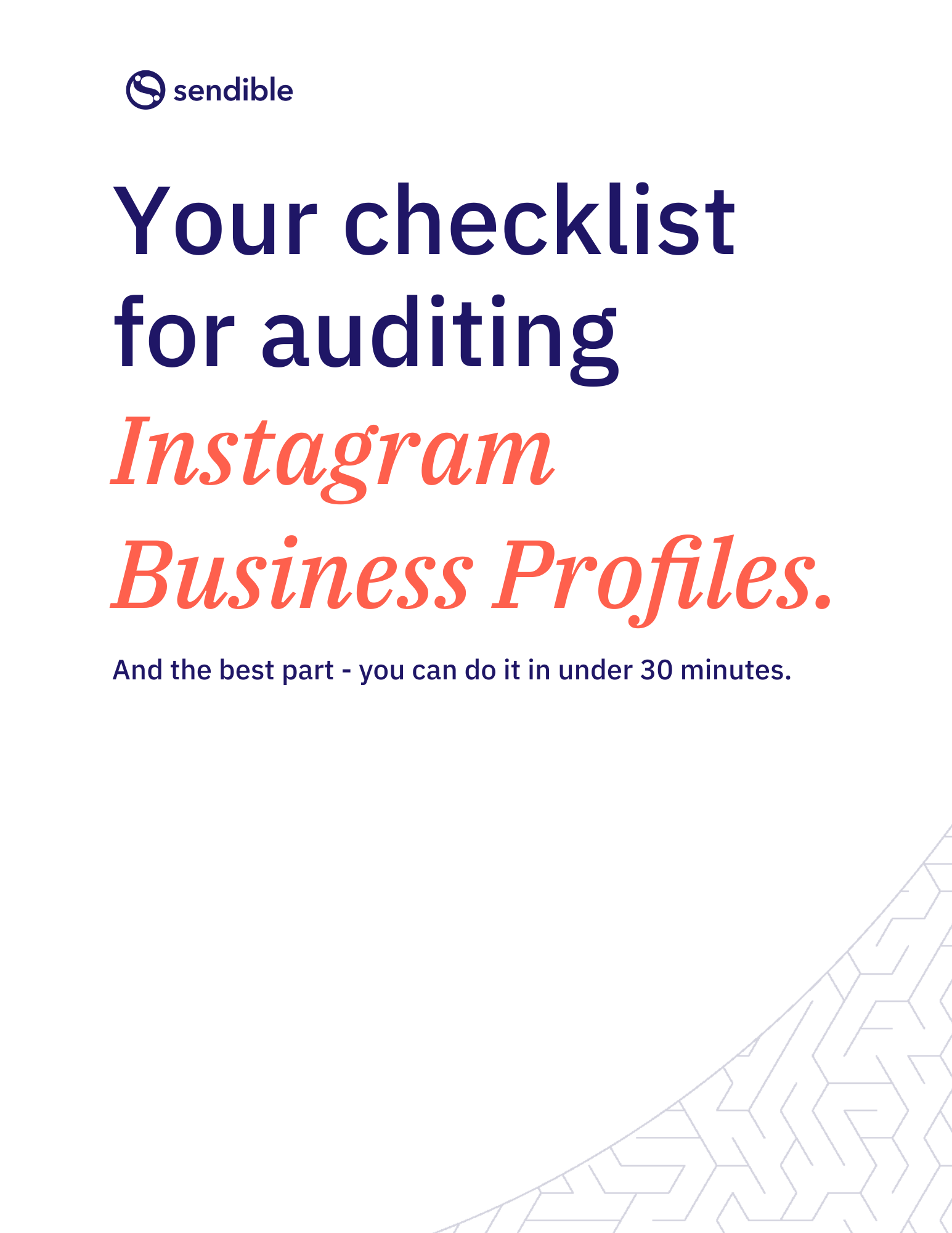[FREE template] Audit Instagram Profile in 30 minutes or less